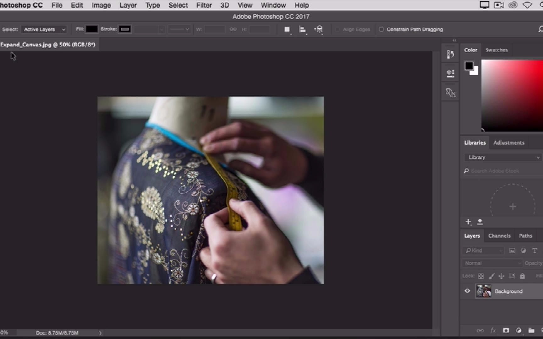 Adobe国际认证,Photoshop软件“展开画布”官方教程