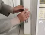 折叠门拉手安装视频