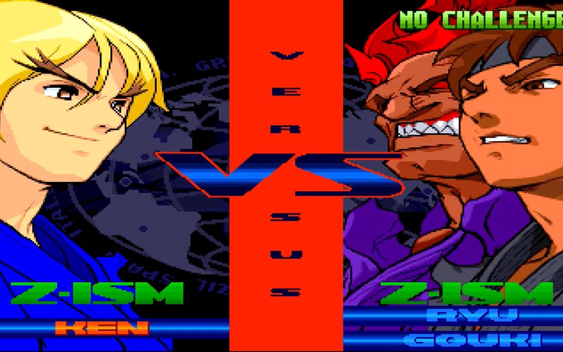 ...高难度+1V2模式通关 [Street Fighter Zero 3 - Reverse Dramatic Battle]