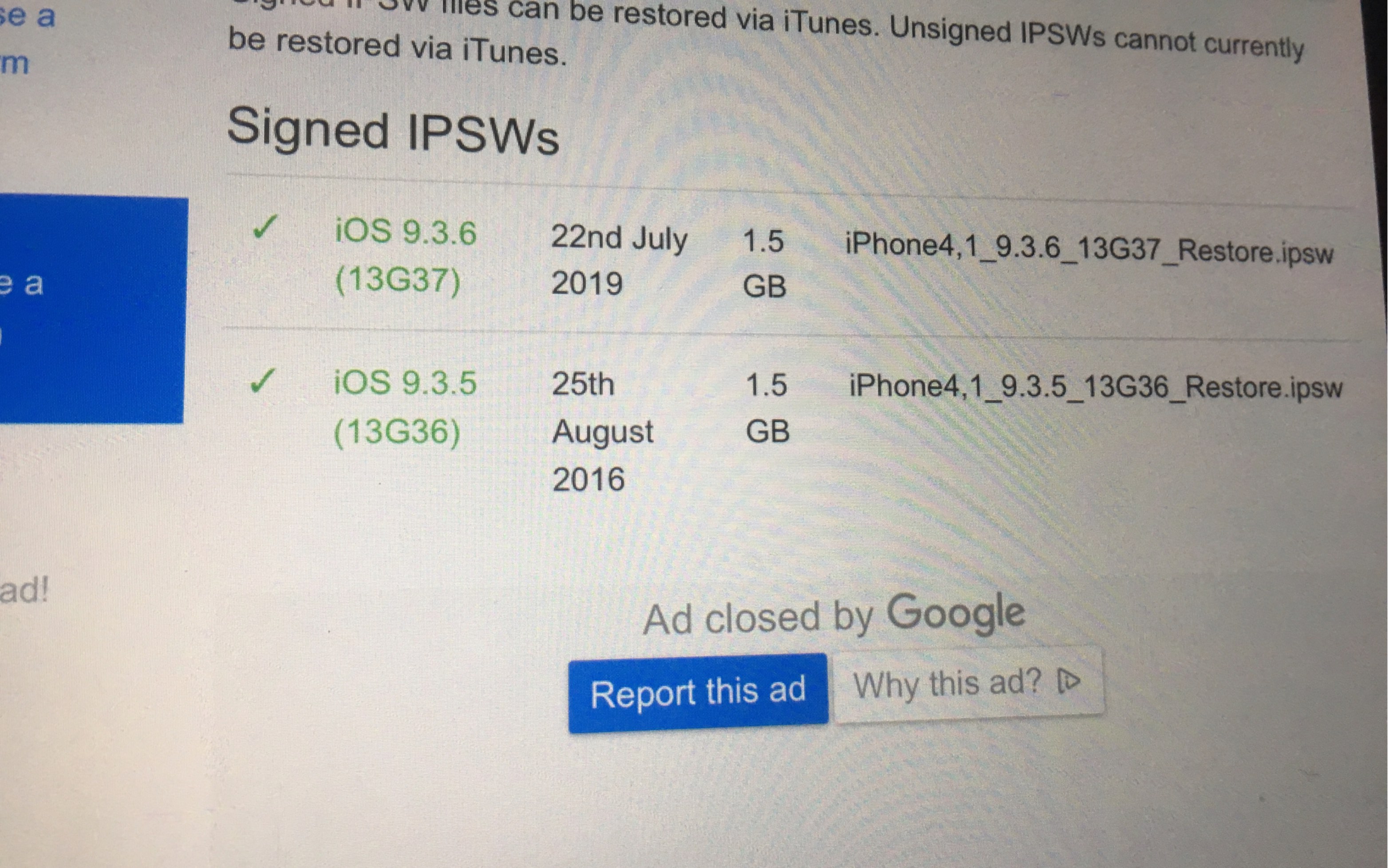 可惜了!iPad2 iPhone4s 6.1.3验证已经关闭,无法降级了