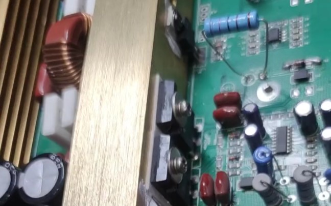 #功放维修一台数字功放烧管故障维修过程分享