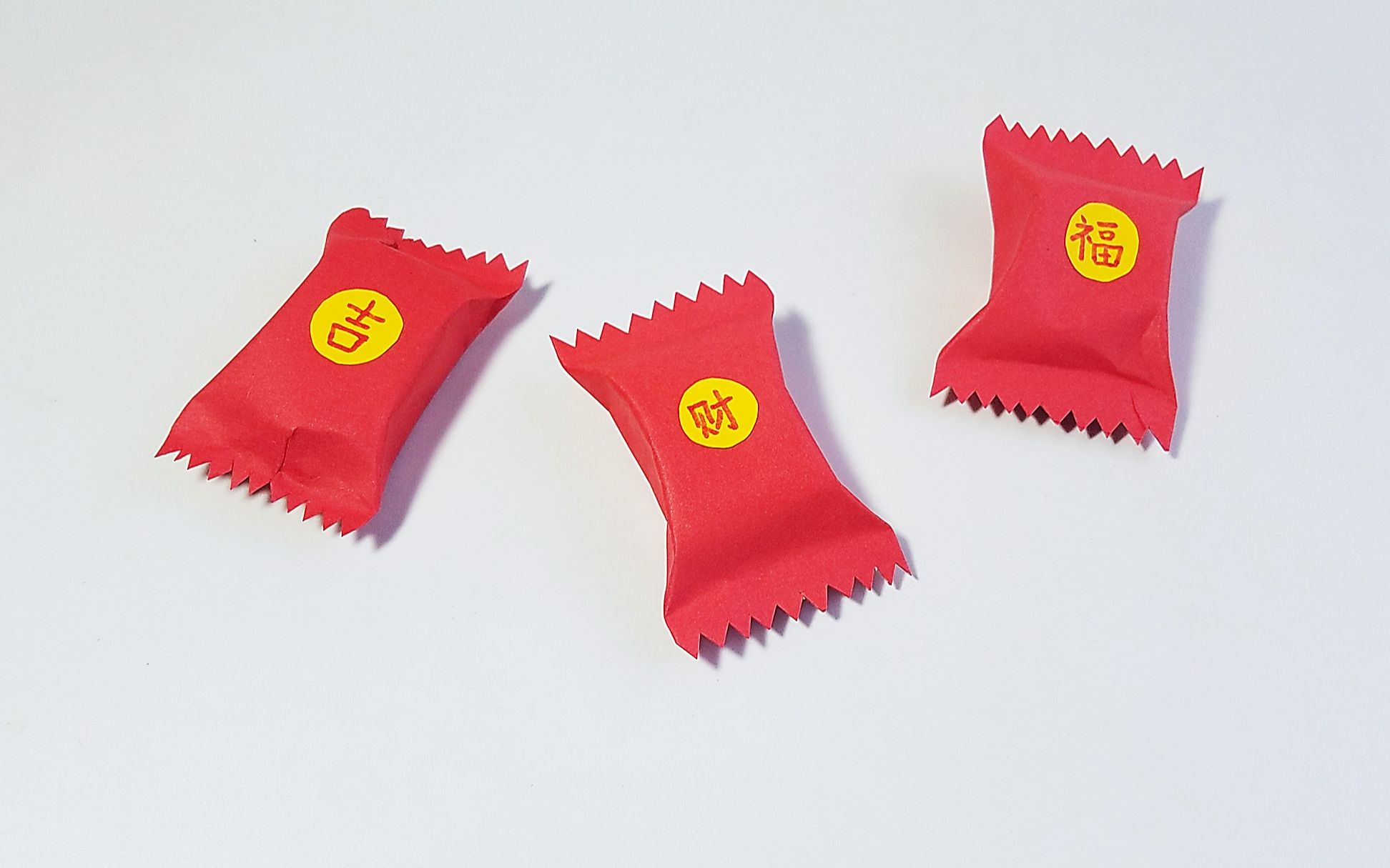 新年折纸糖果红包,里面可以放吃的