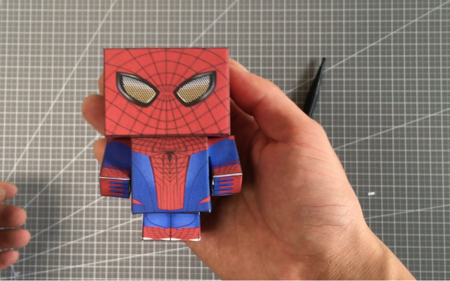 【蜘蛛侠】呆萌蜘蛛侠纸模型玩具制作