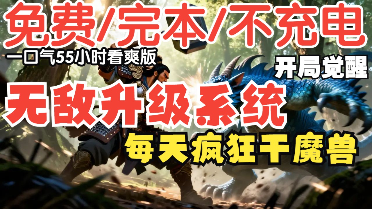 【免费完本】开局觉醒无敌升级系统,每天疯狂干魔兽(良心怒肝999...