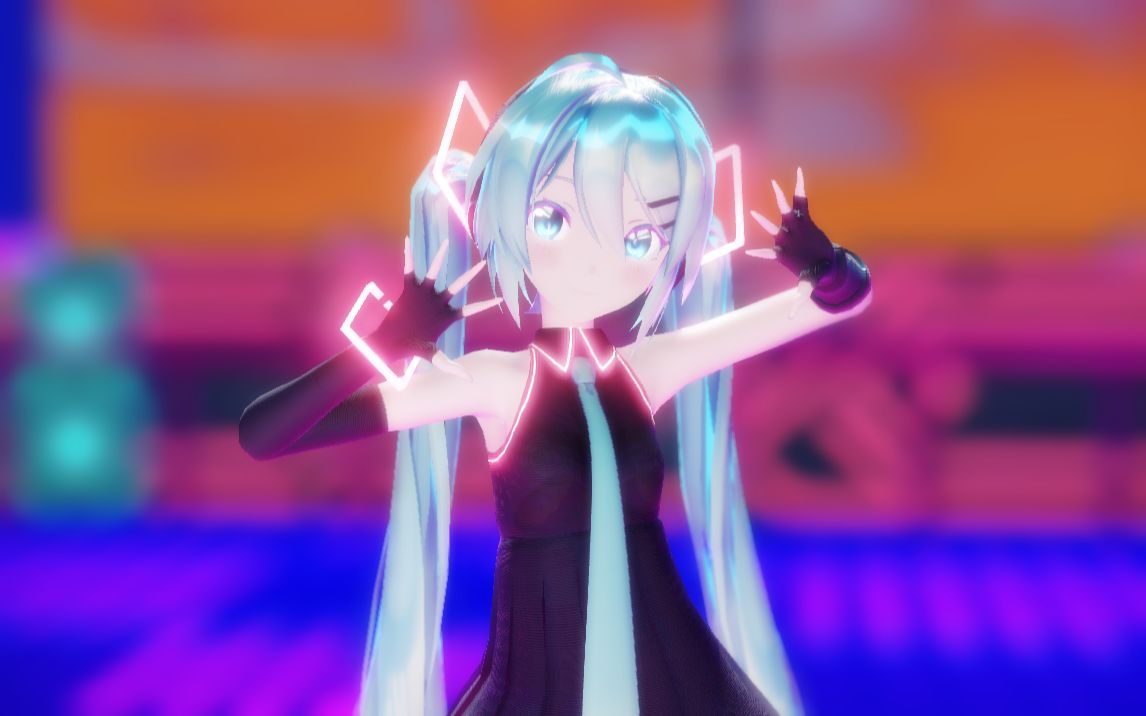 「MMD/渲染练习」Sour式初音未来“MIKU:一定要保护好自己的双眼...