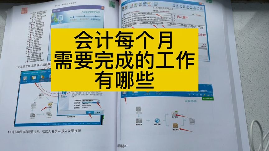 全盘账会计每个月的工作内容有哪些?