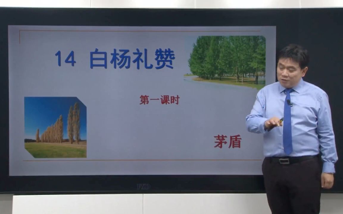 八年级语文上册《白杨礼赞》(第一课时)