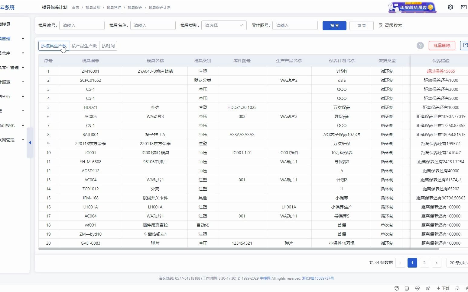 每套模具什么时候需要保养,你能10秒给出答案吗?