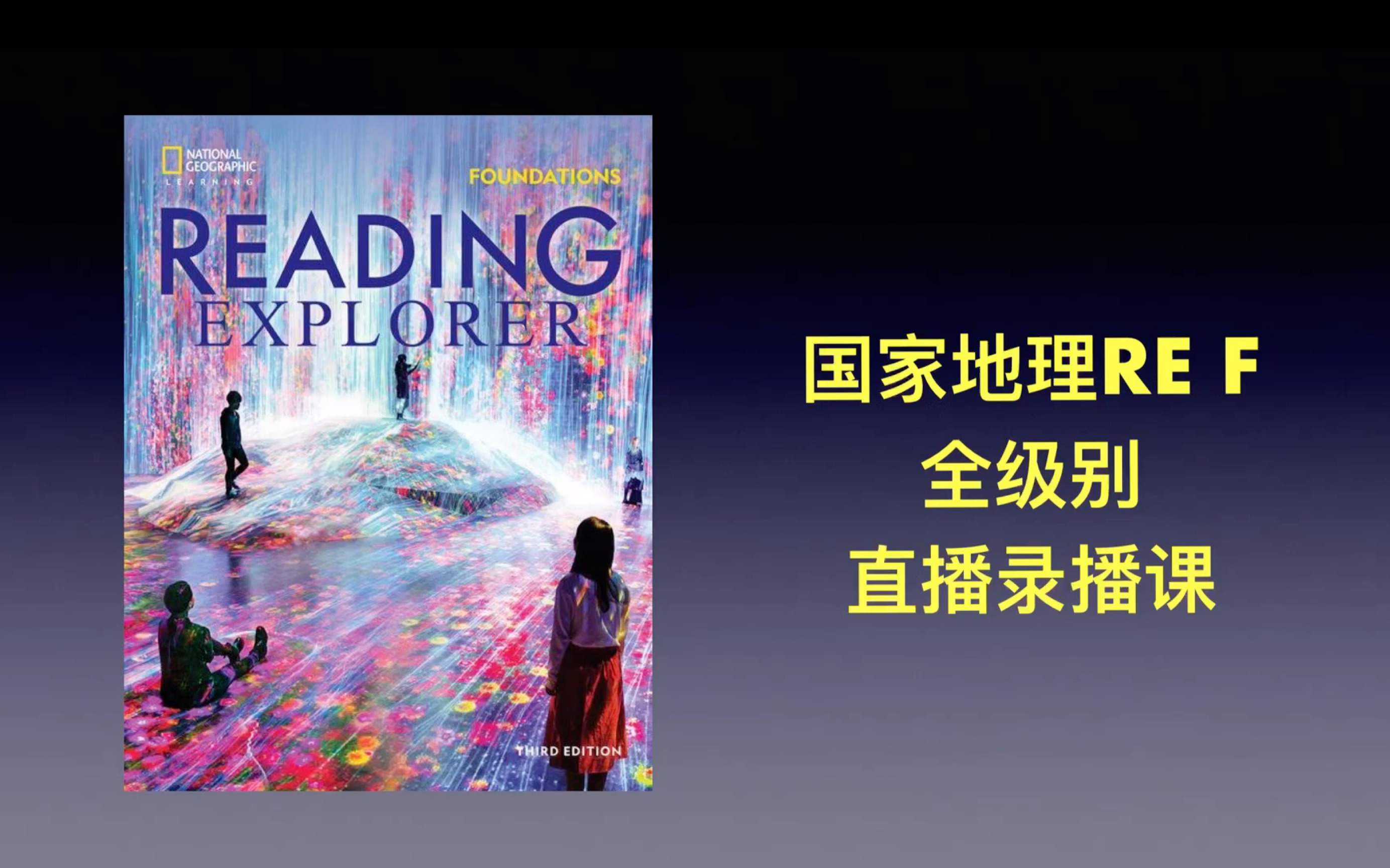 原版教材 国家地理reading explorer F 全级别直播录播课 U1 课文精讲 ...