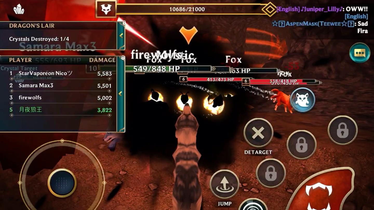 月夜狼王,狼模拟器打龙实况