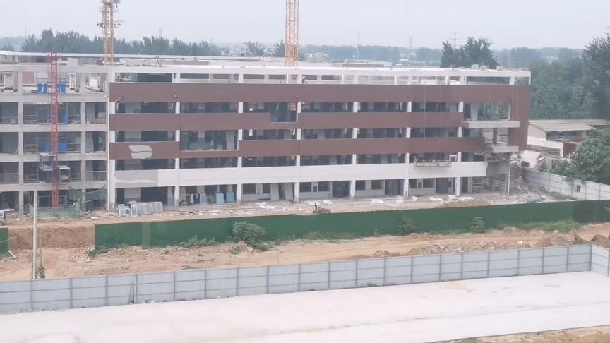 颍川试验学校即将交付使用