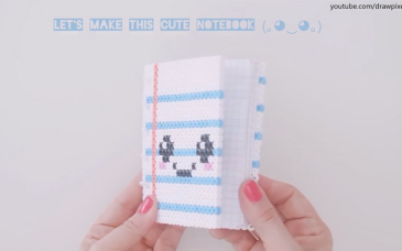 【pixel搬运】超可爱超简单拼豆活页手账本