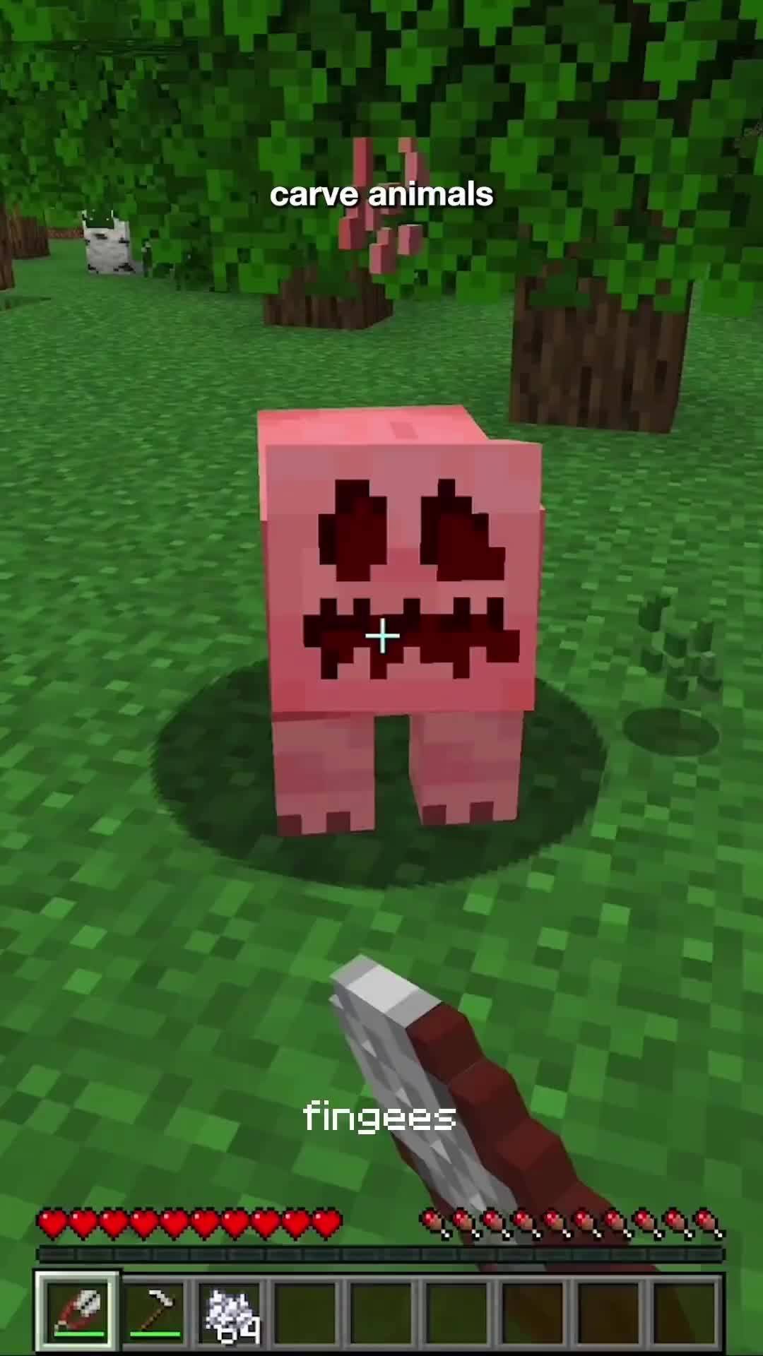 我将'雕刻'添加到我的世界!