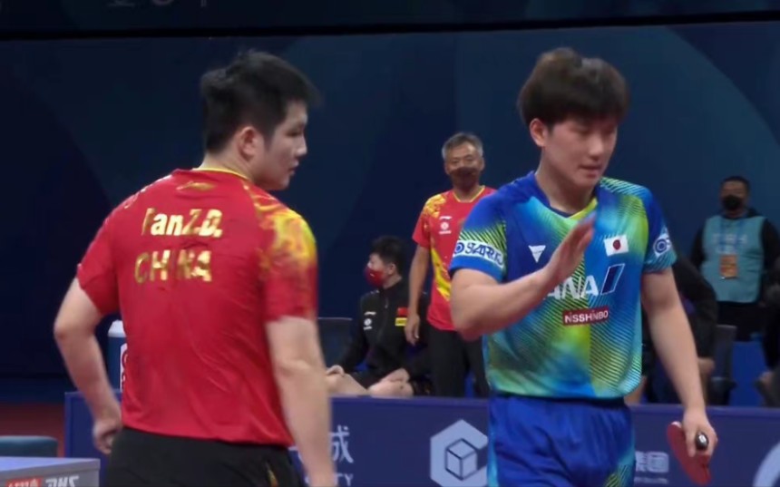神仙打架!2022成都世乒赛 樊振东vs张本智和 全场最精彩一球