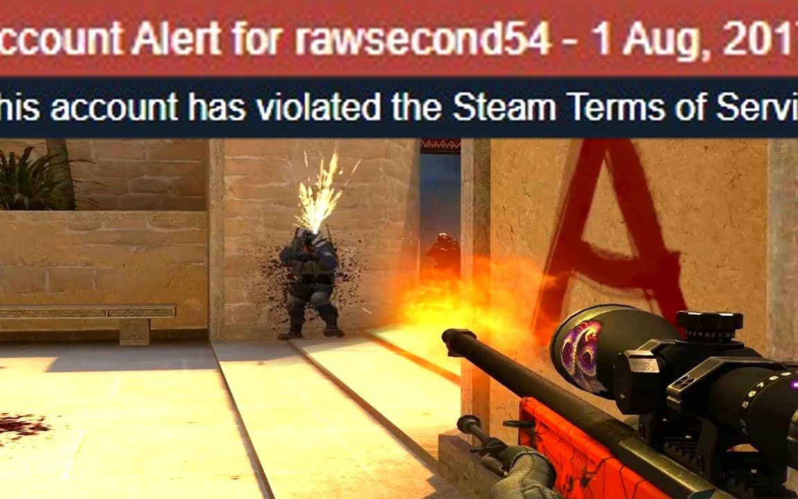 【CSGO】这个账号违反了steam用户协议