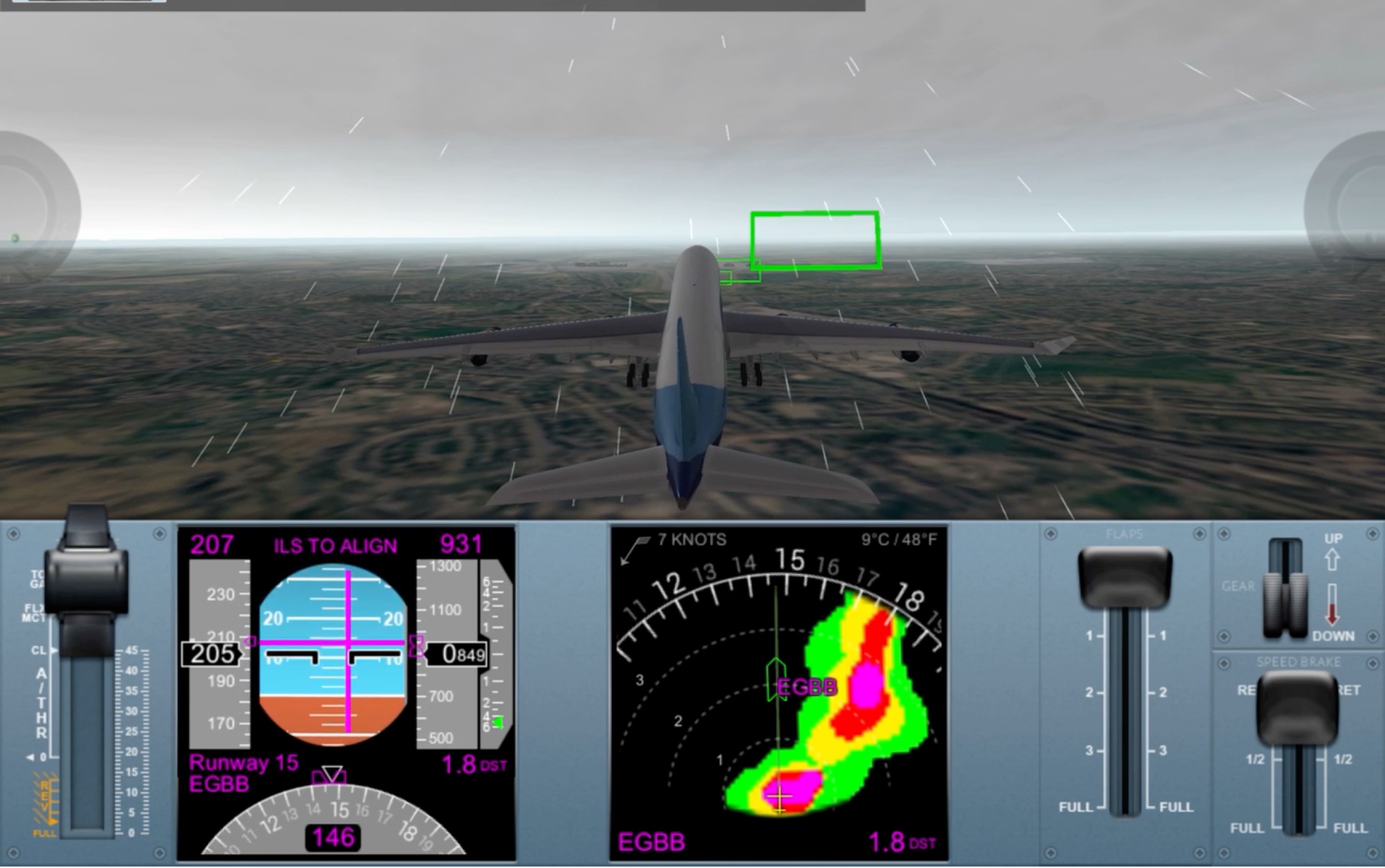 ios优质游戏,飞机模拟器。有内购,也可直接购买完全版(应该是)。