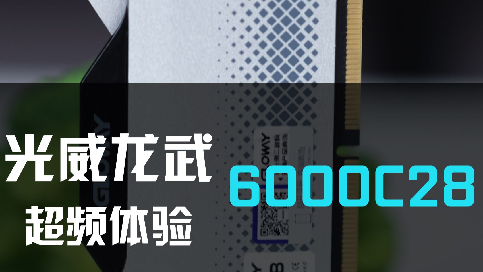 光威龙武6000c28上手体验,附带9000系超频教程#