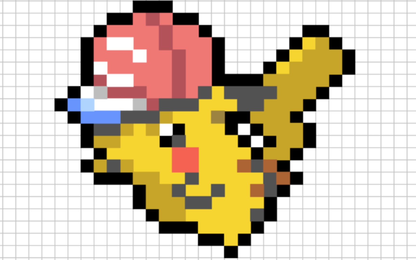 《我的世界》宝可梦图鉴(00025)阿罗拉帽子皮卡丘