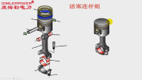 采油厂用柴油发电机组 发动机讲解之活塞连杆组