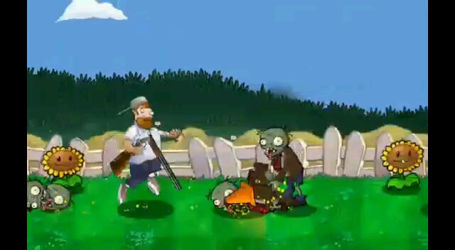 【ZombiesRush阳光版】无飞天33秒速通第一关(有属性的积攒)