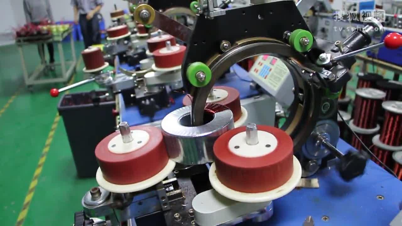 环型变压器绕制方法(圣元电器现场视频展示)