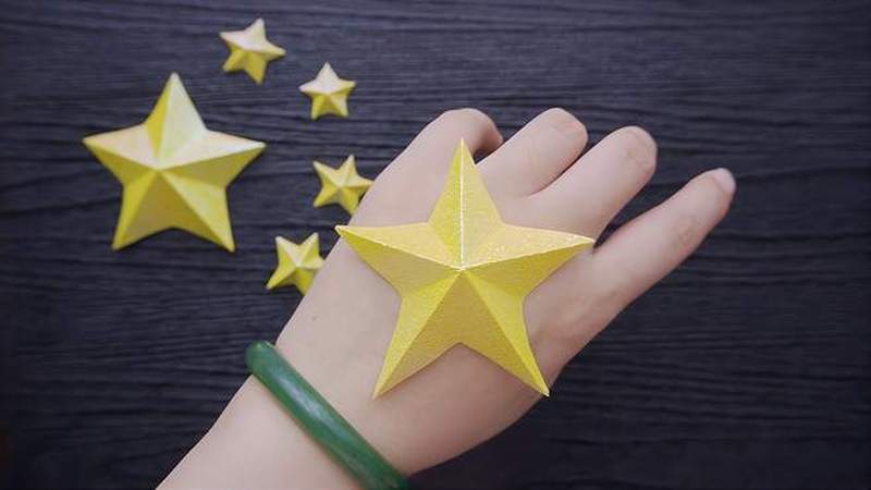 只用三步就能折出五角星?超详细慢动作教程