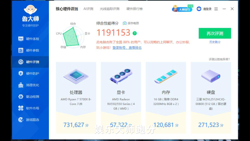 5700x+RyzenMaster设置及跑分
