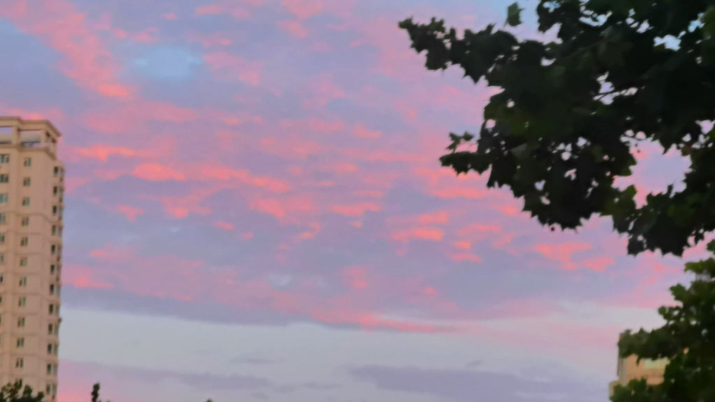 『威海·海边·落日』七月份的威海