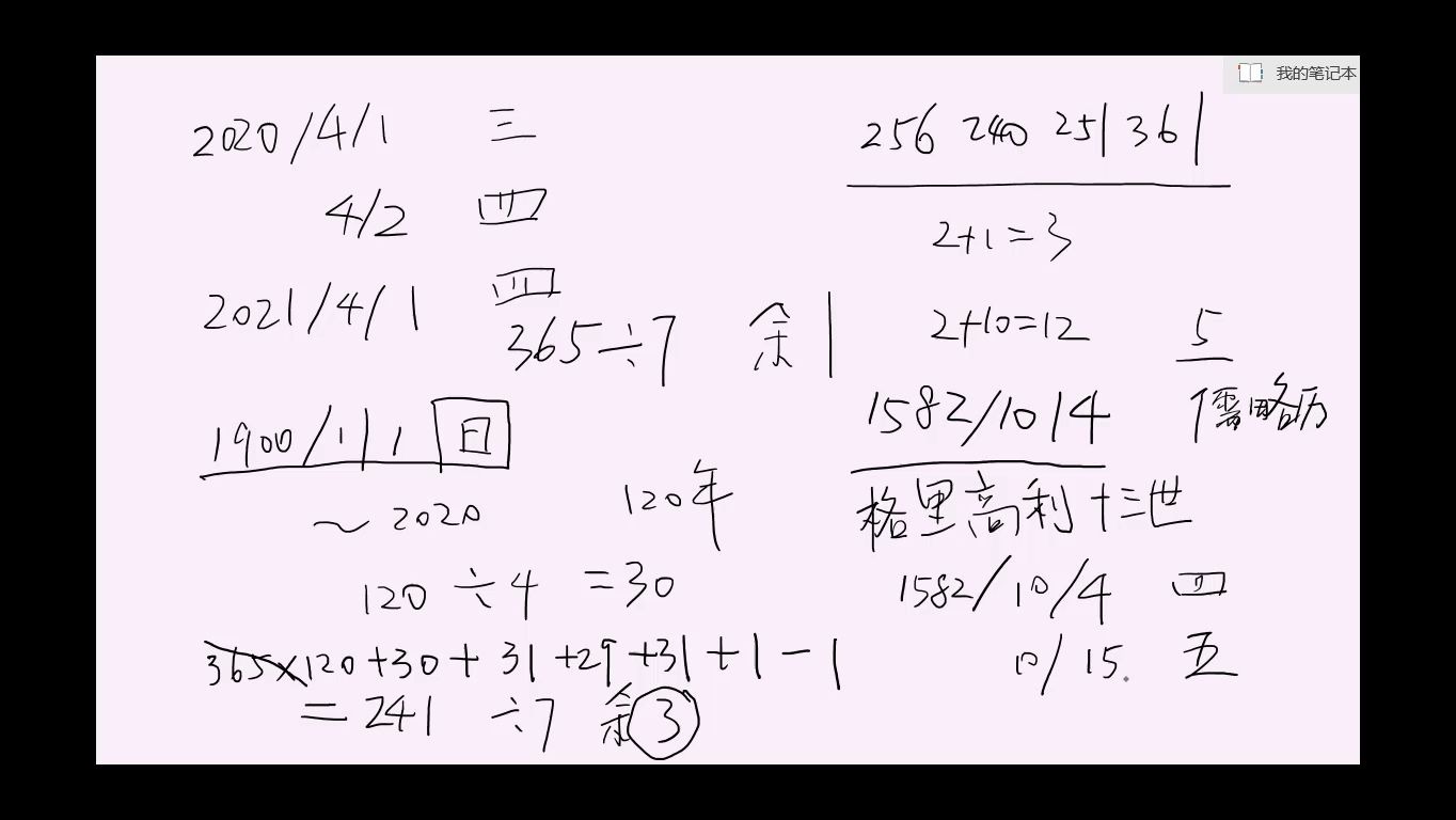 怎样计算某一天是星期几与历法中的陷阱