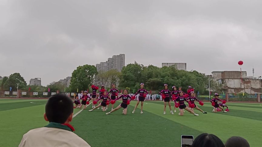 中学部啦啦操表演#运动会开幕式