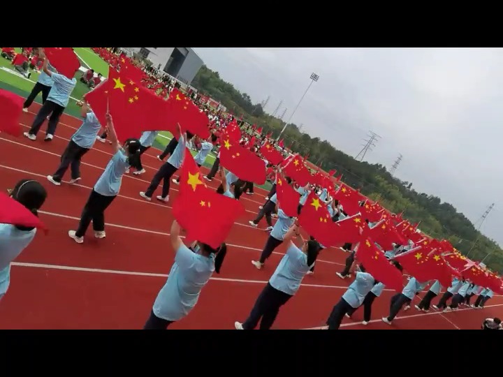 一等奖运动会开场舞《精忠报国》校运会舞蹈完整版,小学运动会入场...