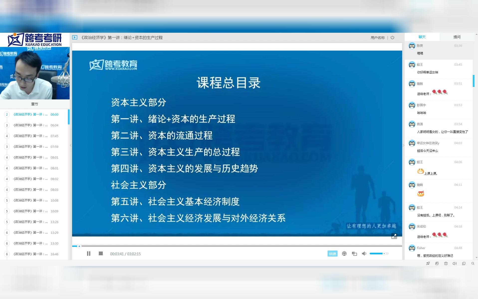 2019最新经济学 政治经济学考研视频(已完结)