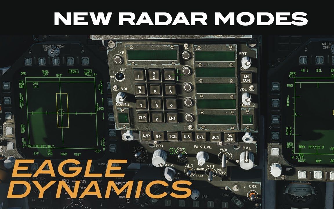DCS: F/A-18C "大黄蜂" - 新的雷达模式