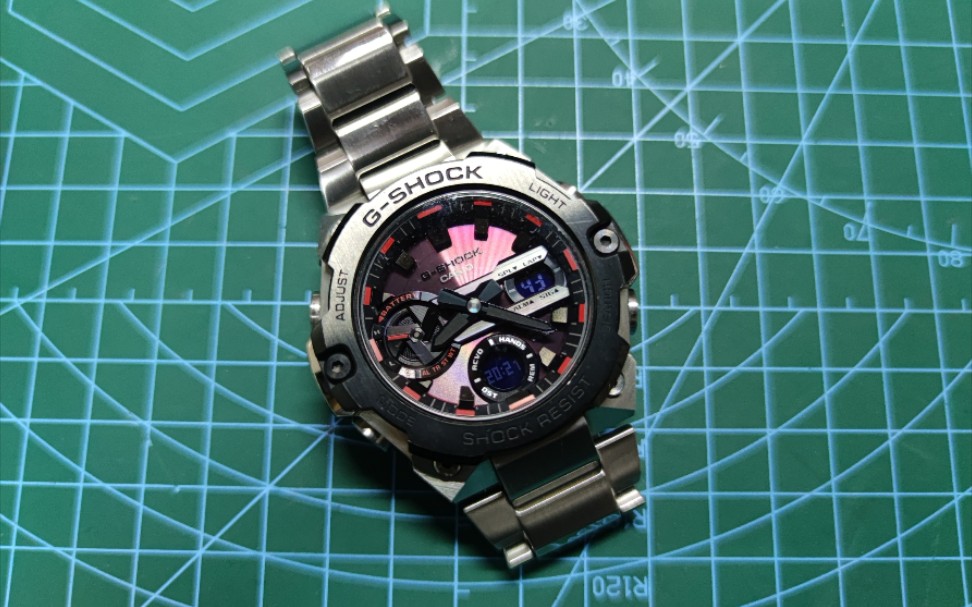 卡西欧gst b400个人使用体验分享 casio g-steel钢铁之心