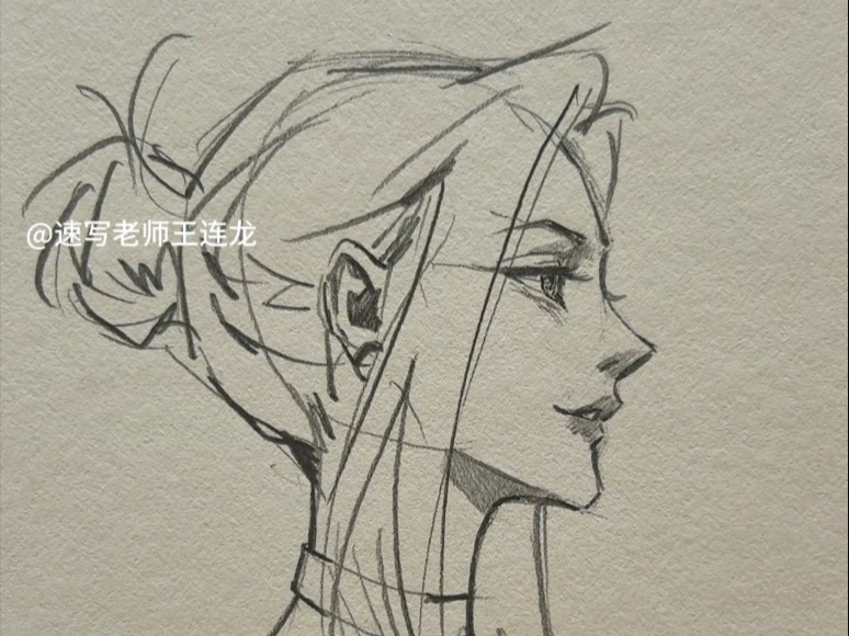 简单有重点,画啥都是好看脸!