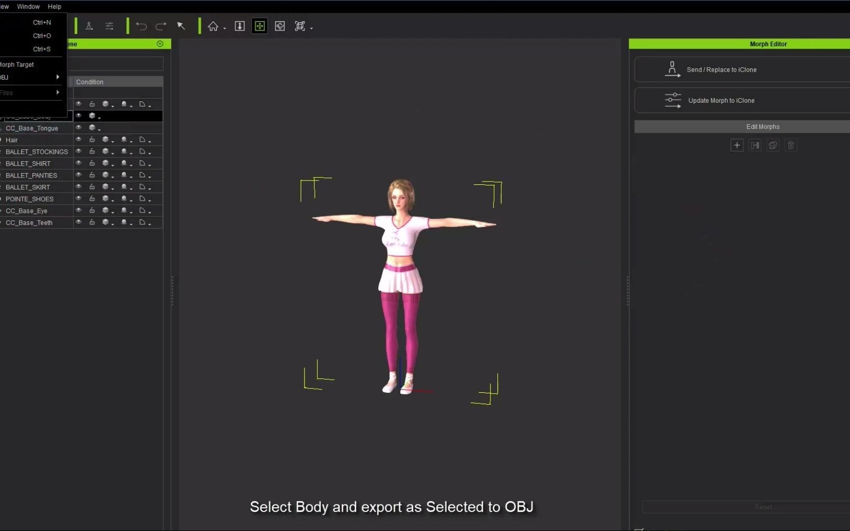 5分钟利用blender做IClone人物变形动画,简单易操作