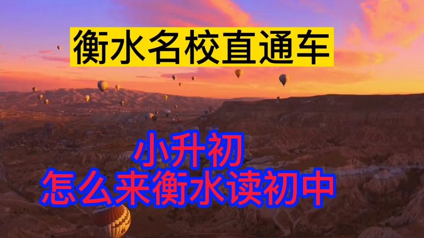 小升初今年怎么来衡水读初中,哪个初中比较好?民办招生计划?