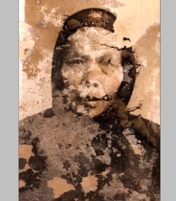 严重破损模糊老照片修复,手工高清精修#老照片翻新 #肖像