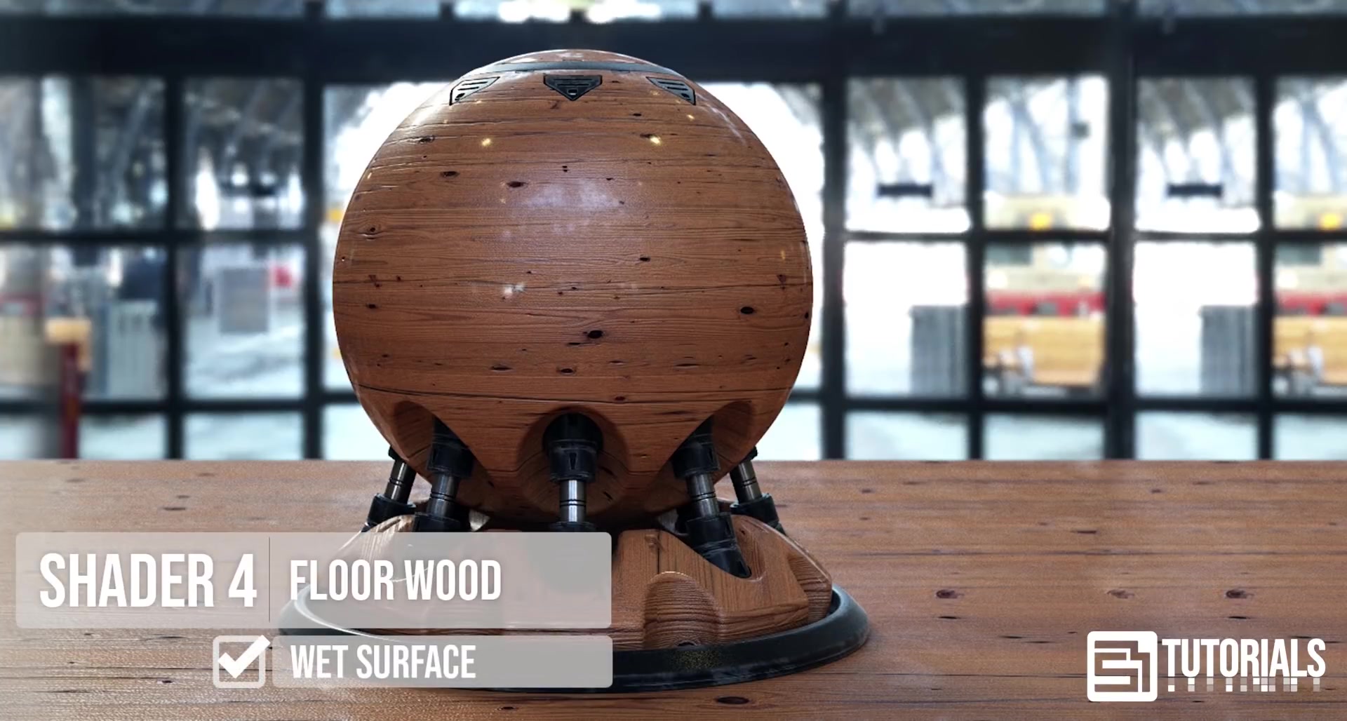 VRAY真实木纹材质 VRAY Wood Material 3ds Max