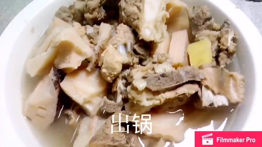 排骨炖藕的家常做法,好吃