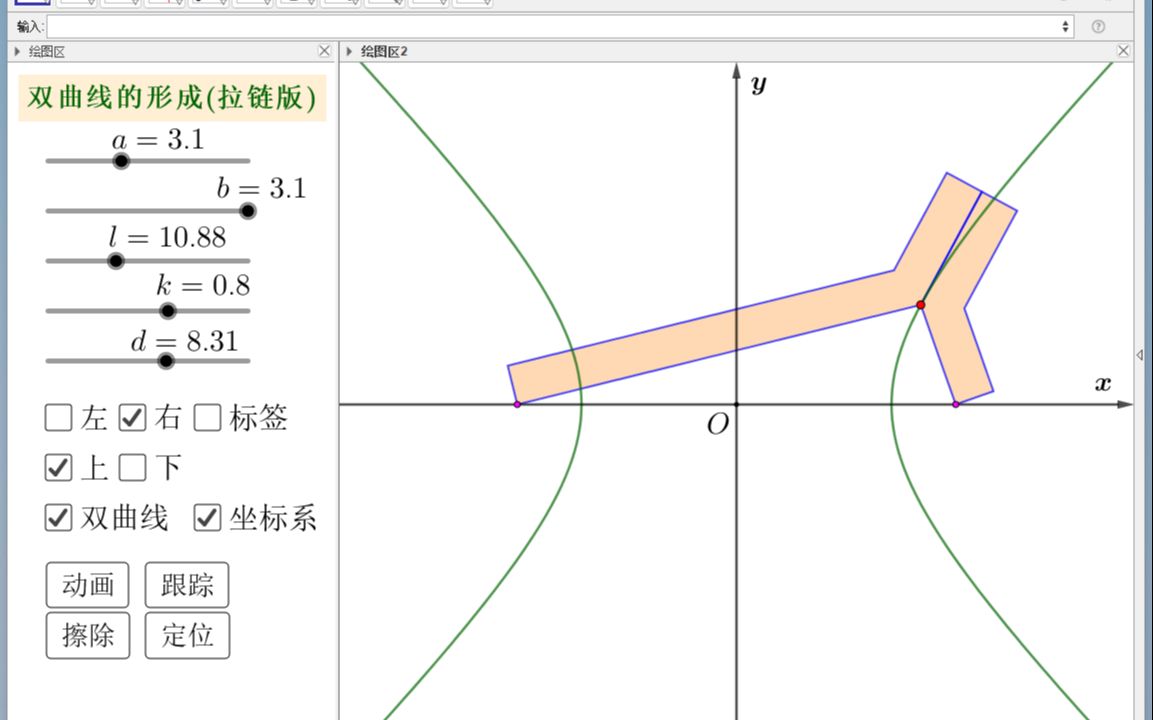 双曲线的形成(拉链版)新
