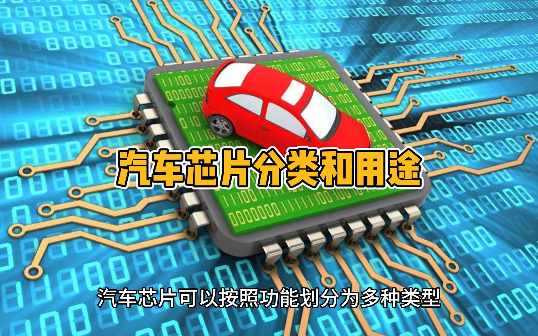 汽车芯片分类和用途