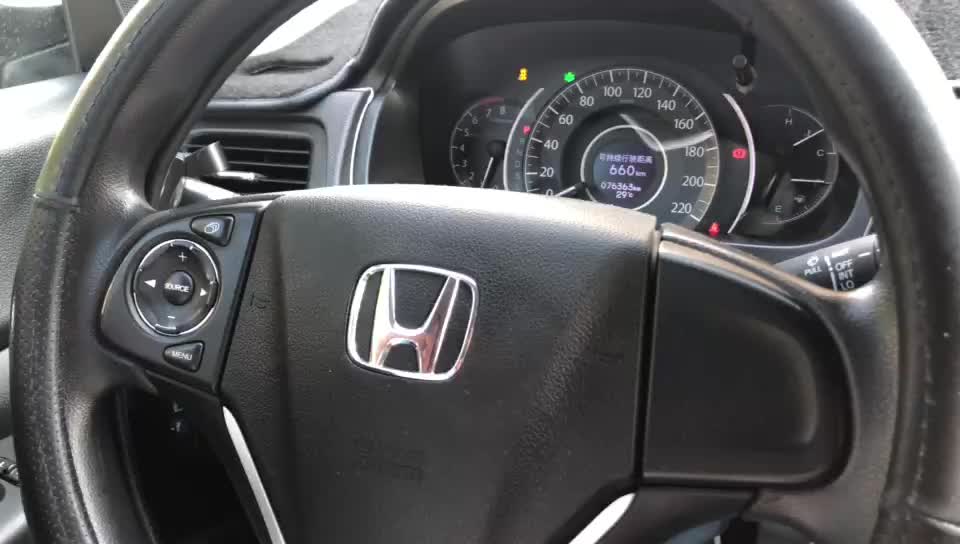 16款本田CRV完美安装建伍顶级DSP-BT305机身面板分