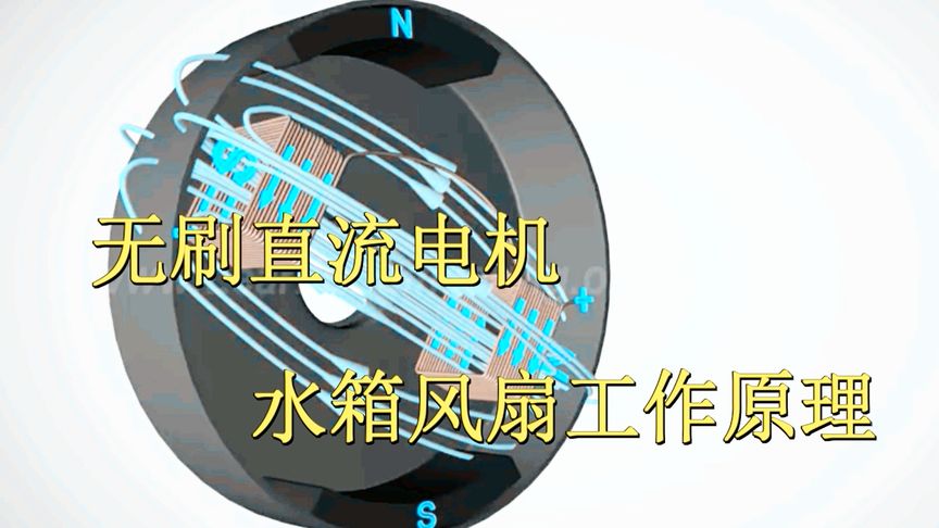 汽车技术之直流电机工作原理,发动机冷却风扇是这样工作的