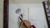 国画花鸟中莲蓬的画法,适合零基础的爱好者。