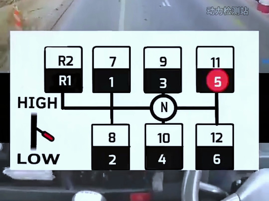 卡车挂挡详细操作演示,看着很复杂,但搞懂原理后就觉得简单了