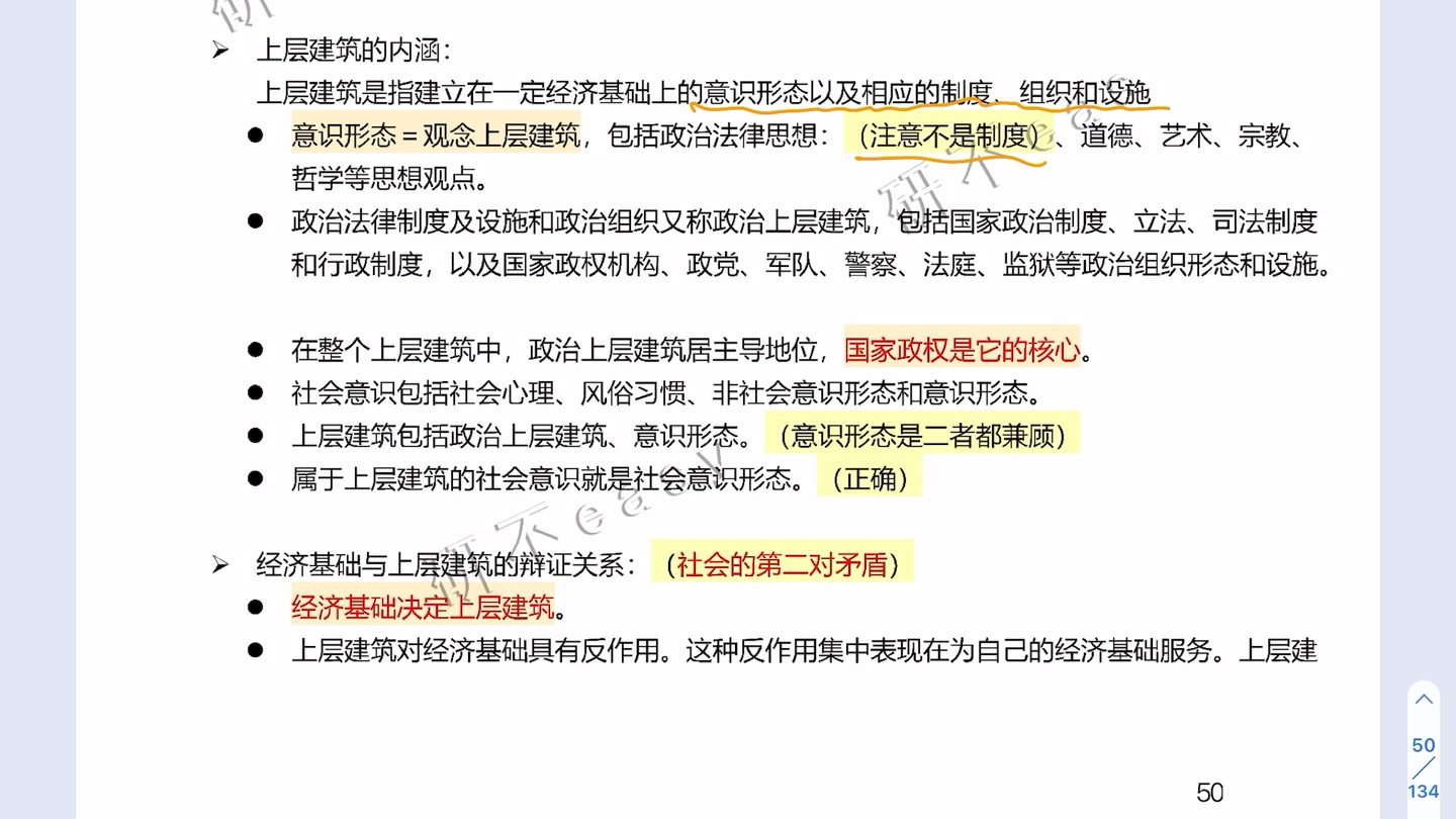 徐涛强化班知识点 社会基本矛盾和社会形态更替