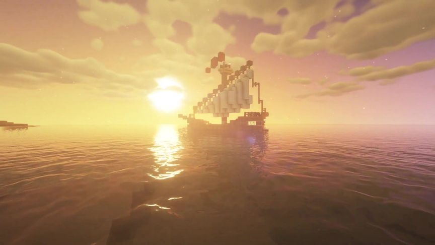 我的世界- 如何建造一座海上精美的大船