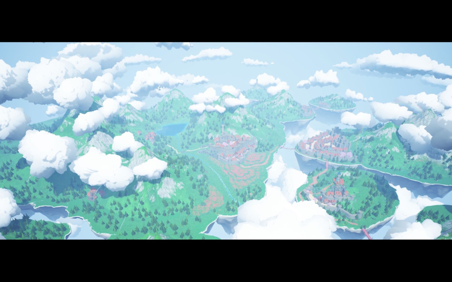 [UE4场景 天空城] 风格化开放世界