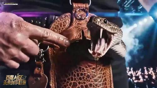 吉他手演出中摸拨片竟触到毒蛇!下一秒全场尖叫